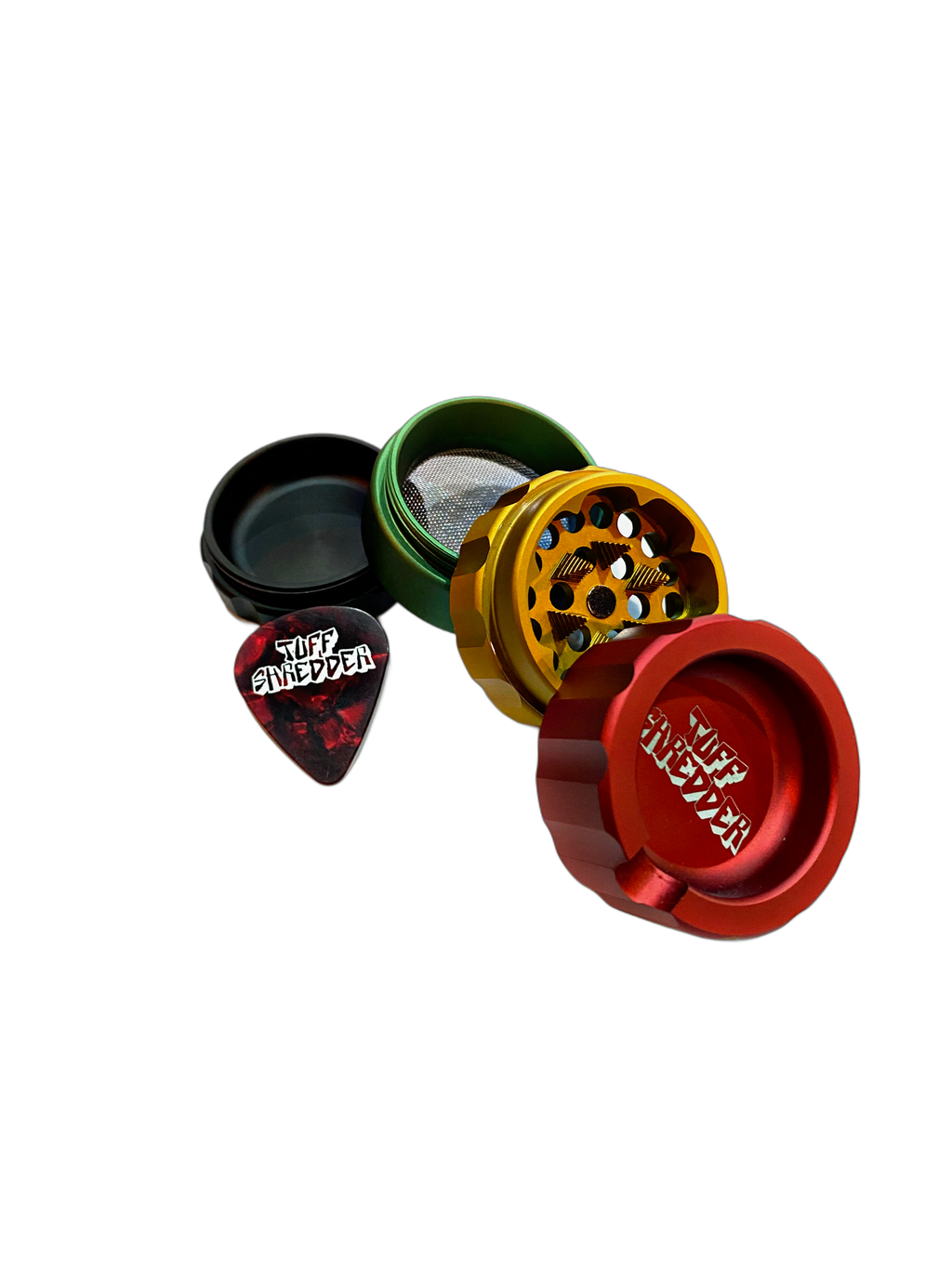 TUFF Shredder 4 Piece Mini Grinder – The Treasure Chest FL