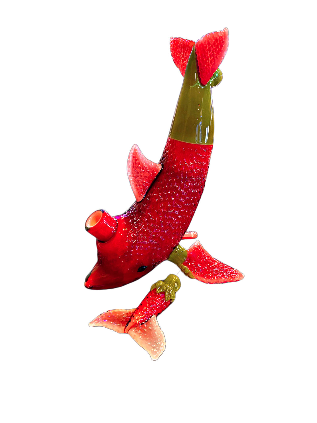 Chadd Lacy x Strawberry Glass - Strawberry Dolphin Rig with Pendant ...