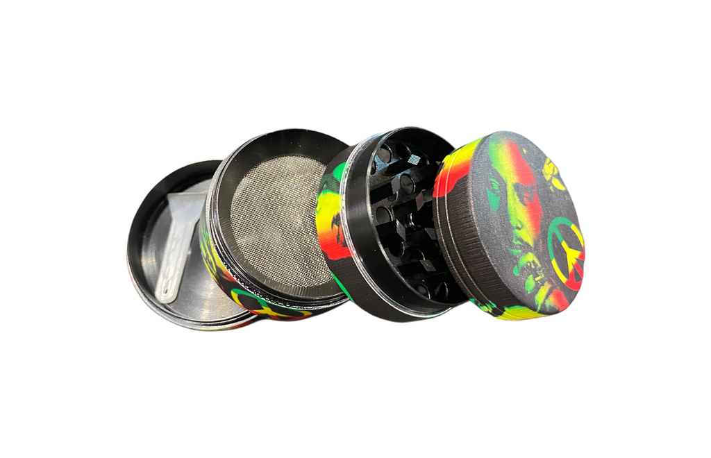 Bob Marley Mini 4 Piece Grinder – The Treasure Chest FL